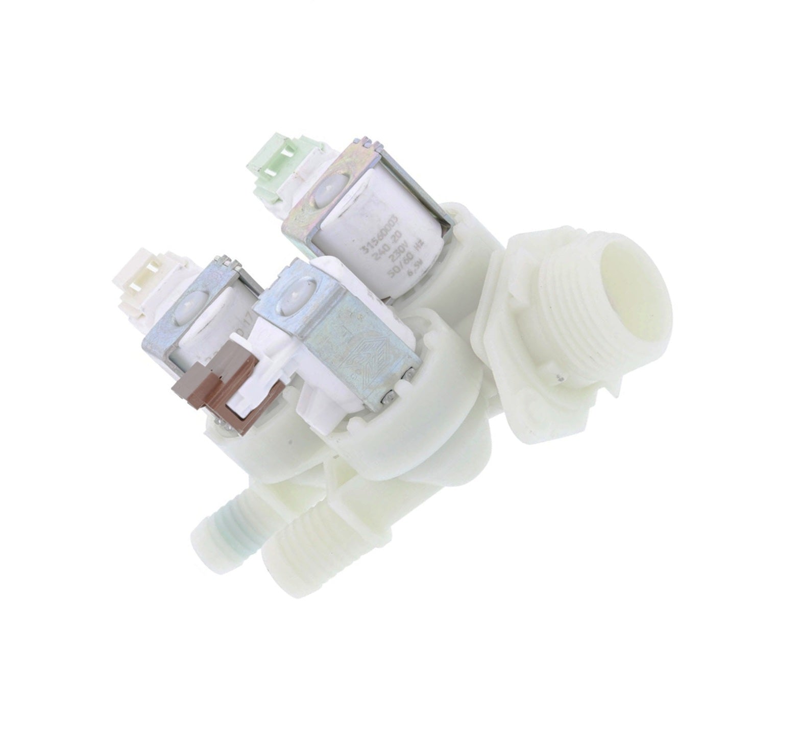 Zanker 8087104157 Washing Machine Triple Inlet Solenoid Valve | Zanker ...
